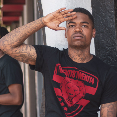 Lil Durk Neck Tattoo