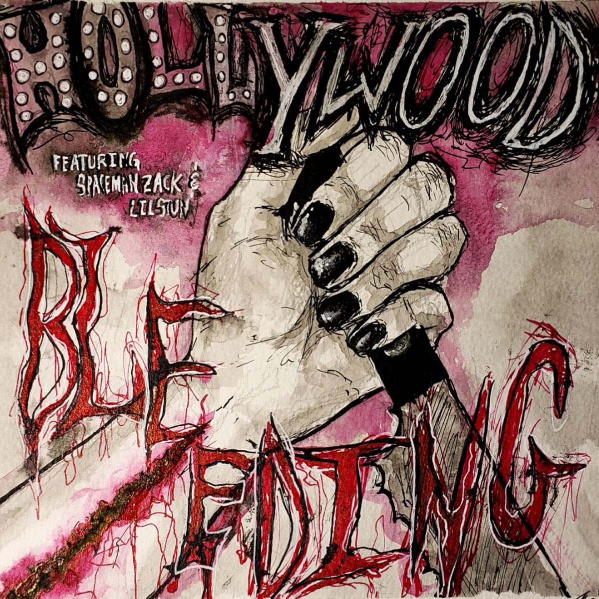 ‎Hollywood Bleeding (feat. Spaceman Zack & Lil Stun) - Single - Album ...
