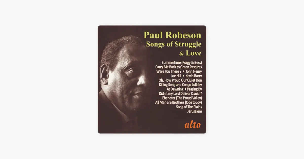 ‎Paul Robeson: Songs of Struggle and Love by Paul Robeson - Apple Music ...
