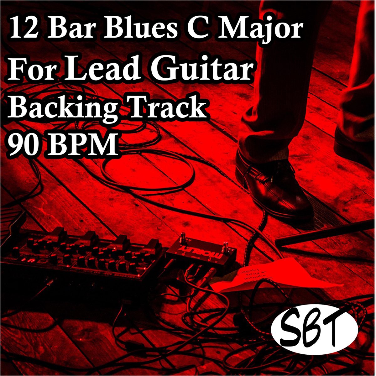‎12 Bar Blues in C Major for Lead Guitar Backing Track 90 BPM, Vol. 1 ...