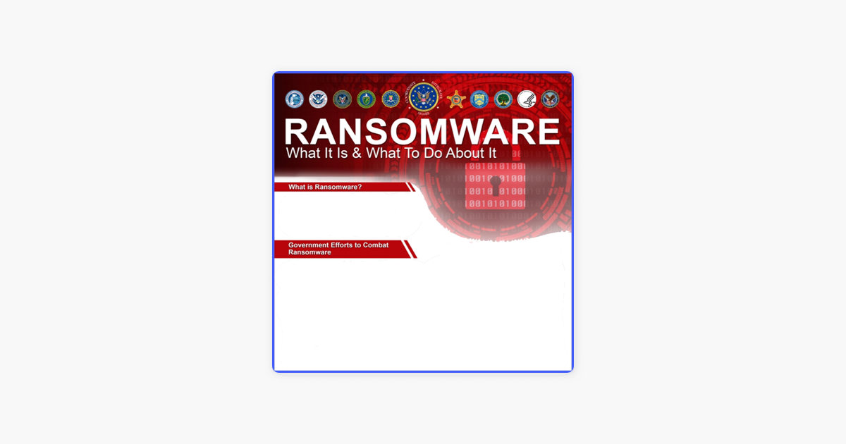 ‎Ransomware: What It Is and What to Do About It (Unabridged) by ...