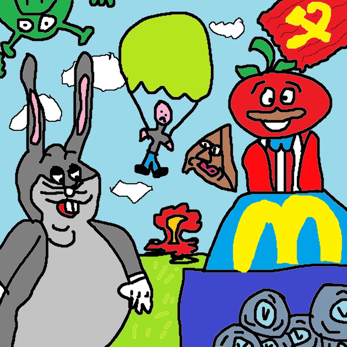 Big Chungus Inside Fortnite Fighting Communism, Jeff Bezos, Shrek ...