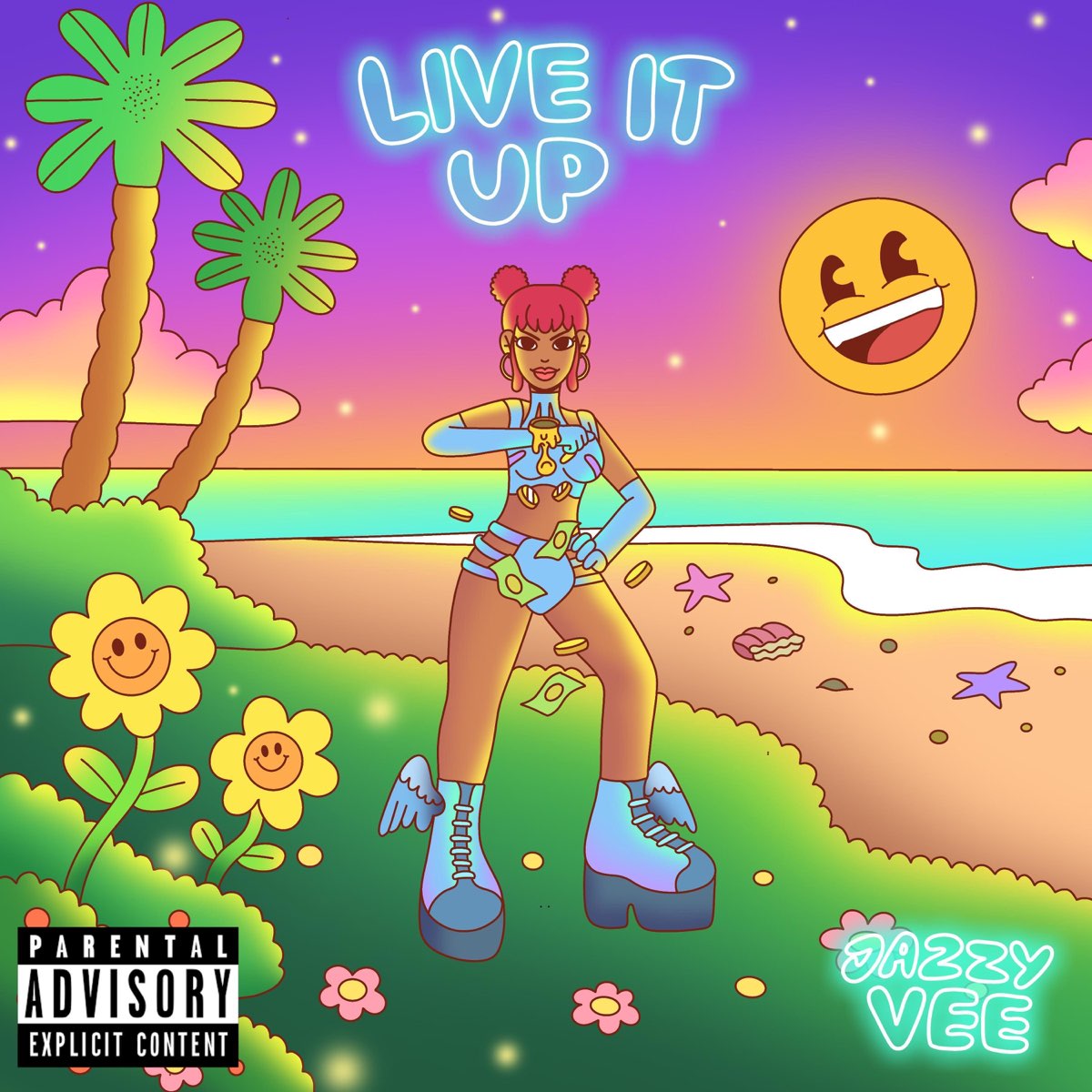 ‎Live It UP - Single - Album by Jazzy Vee - Apple Music