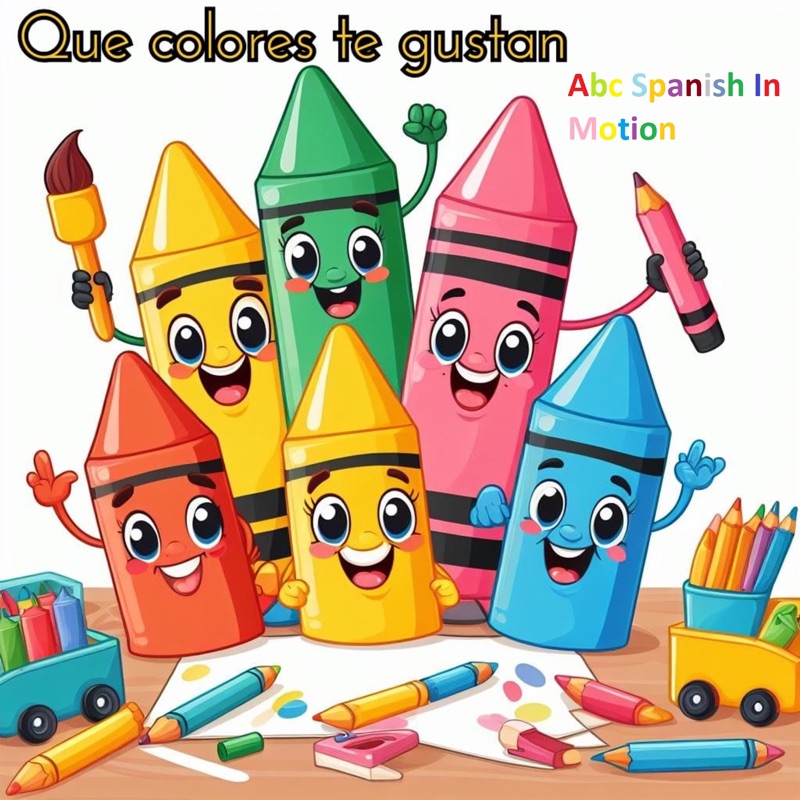 Qué Colores Te Gustan - ABC Spanish in Motion: Song Lyrics, Music ...