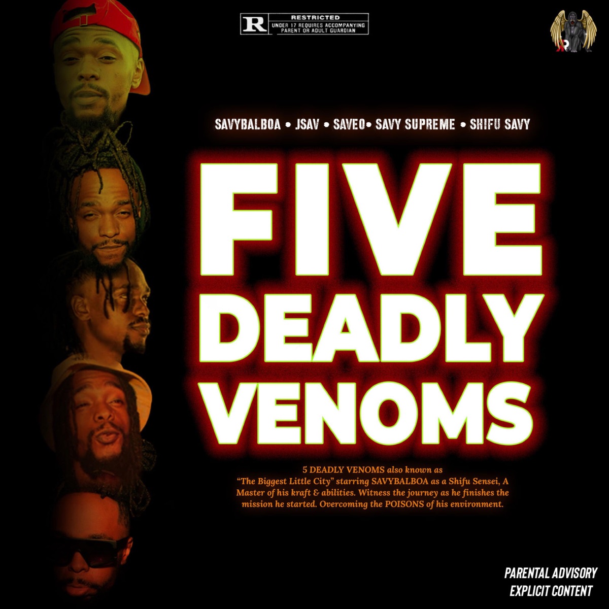 Five Deadly Venoms