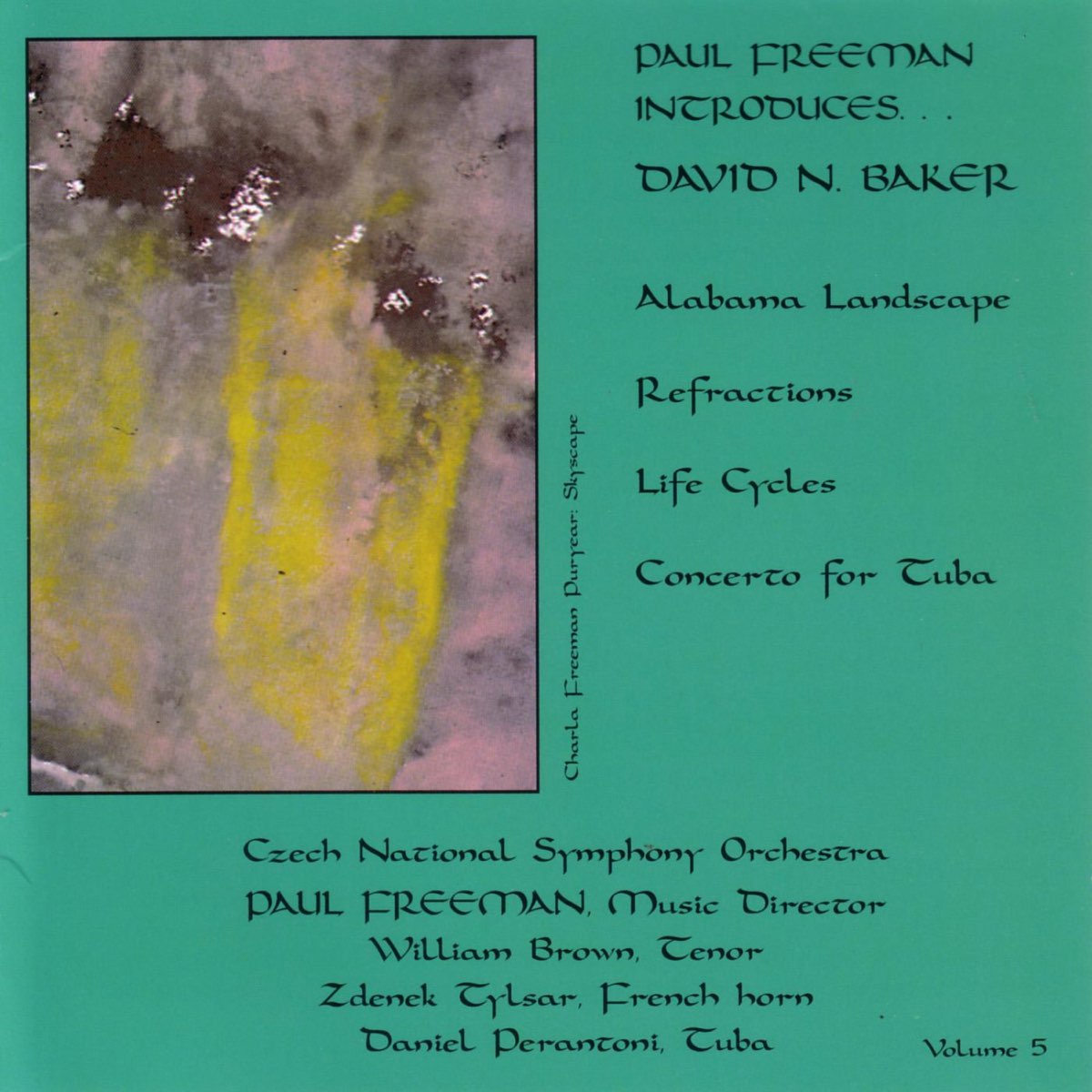 paul Freeman Introduces David Baker Vol 5 Czech National Symphony Orchestra And Paul Freeman의