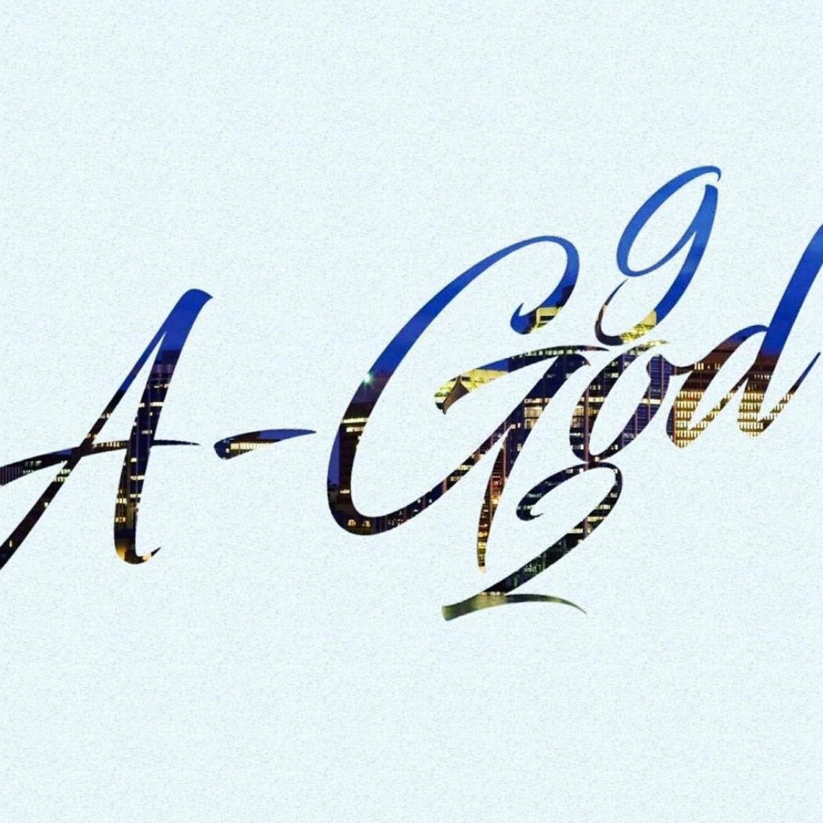 The Word God In Cursive
