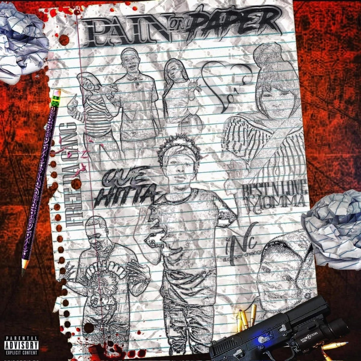 ‎Pain on Paper - Album by Que Hitta - Apple Music