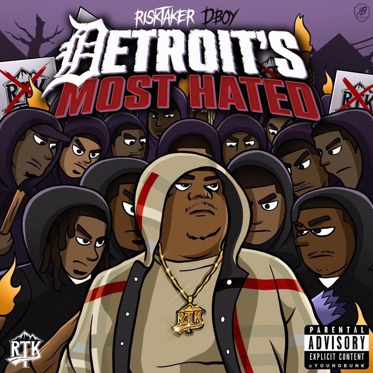 ‎Detroits Most Hated - EP - Album by RiskTaker D-Boy - Apple Music