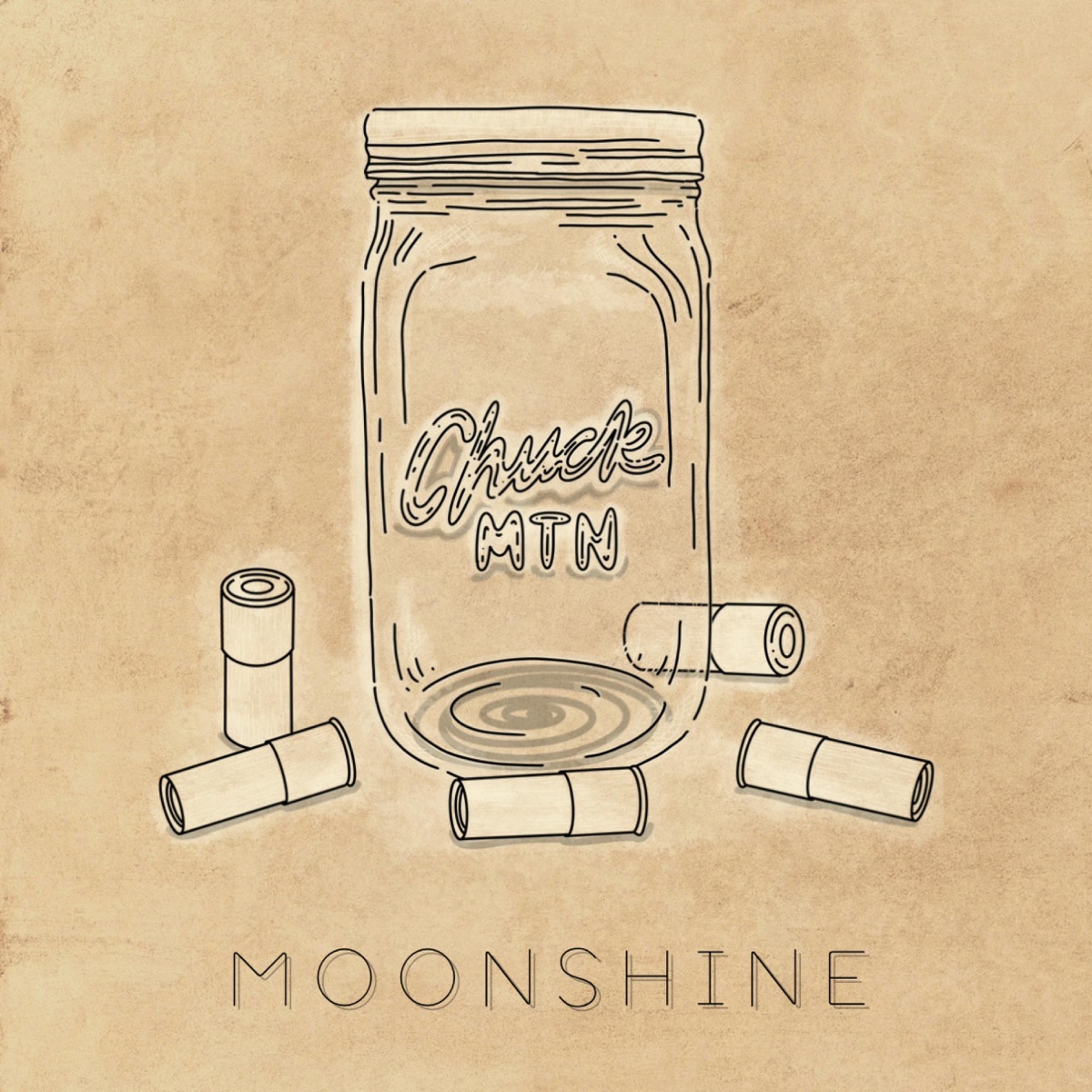 Moonshine Jar Drawing