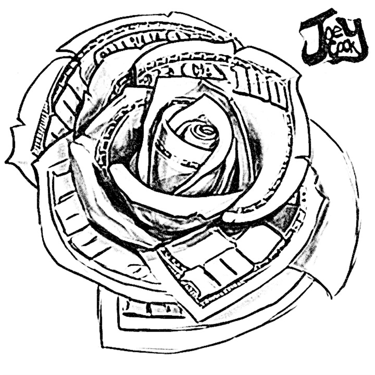 Money Flower Drawing