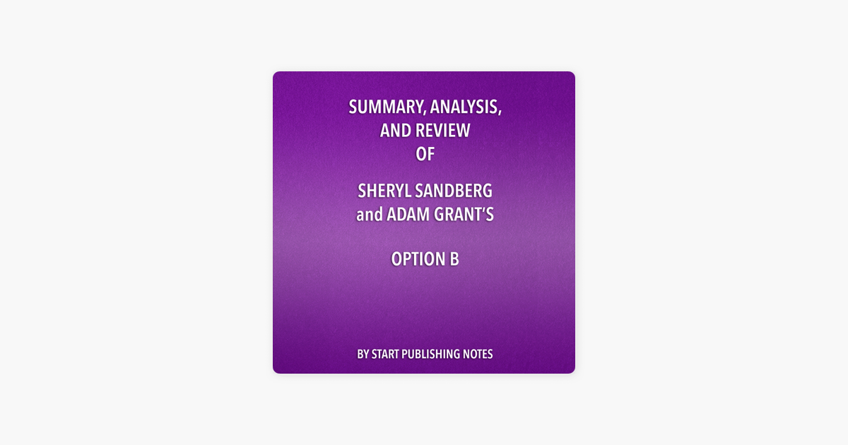 ‎Start Publishing Notesの「Summary, Analysis, and Review of Sheryl ...