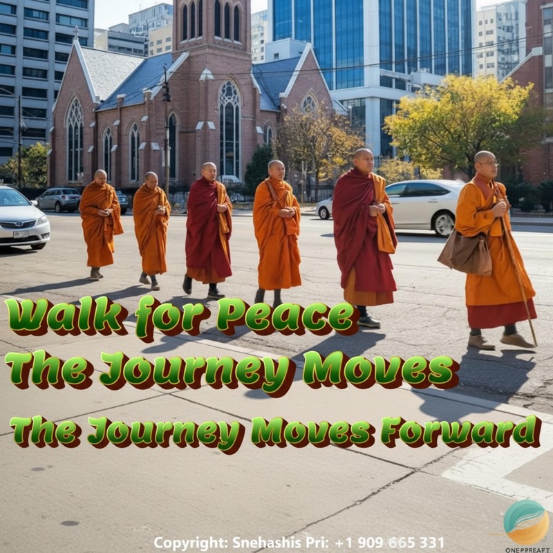 The Journey Moves Forward — Walk for Peace - Snehashis Priya Barua ...