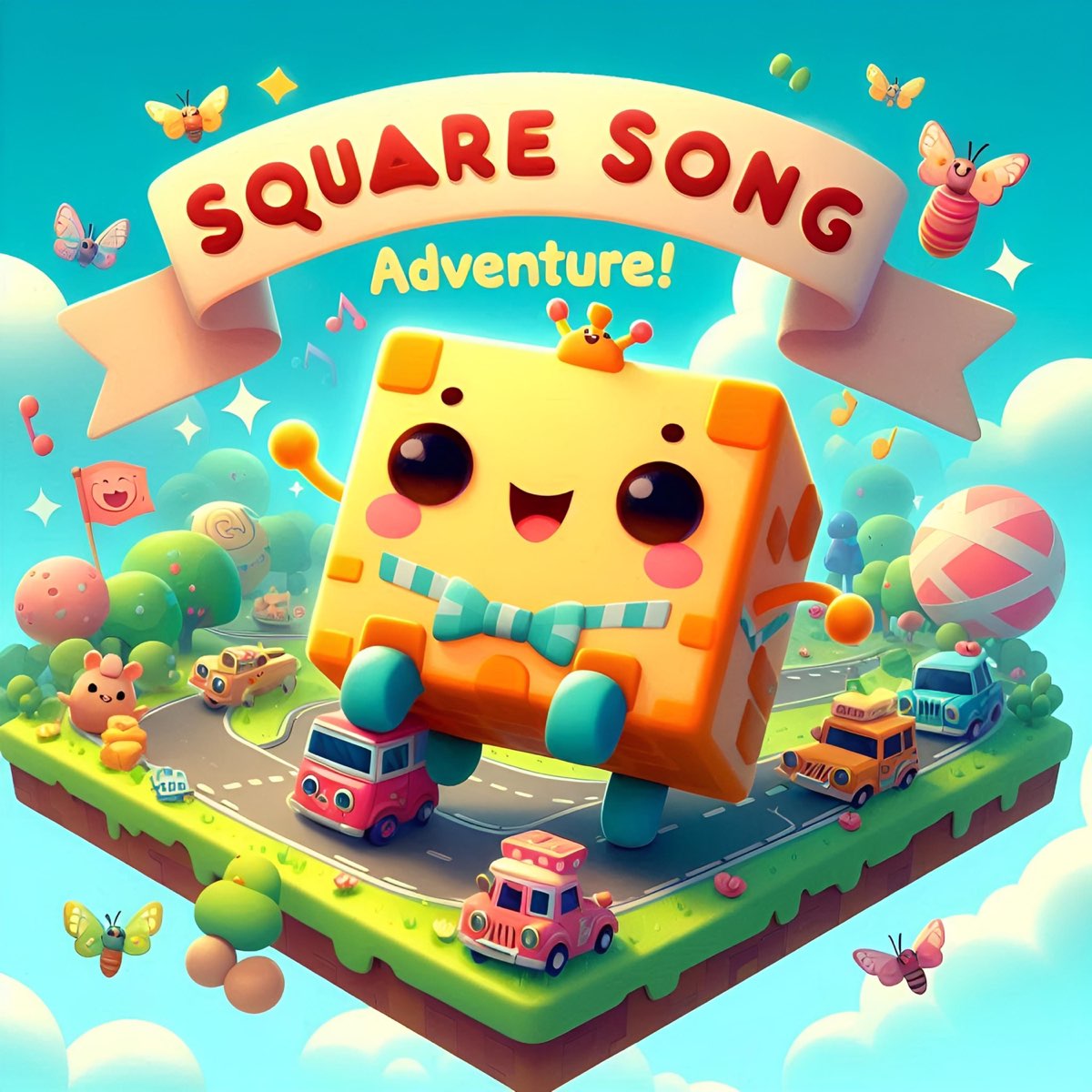 ‎Square Song Adventure! Fun Kids Music for Learning Shapes - Single ...