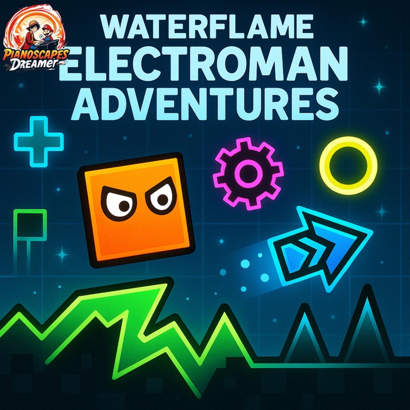 Electroman Adventures (from Geometry Dash) - Pianoscapes Dreamer: Song ...