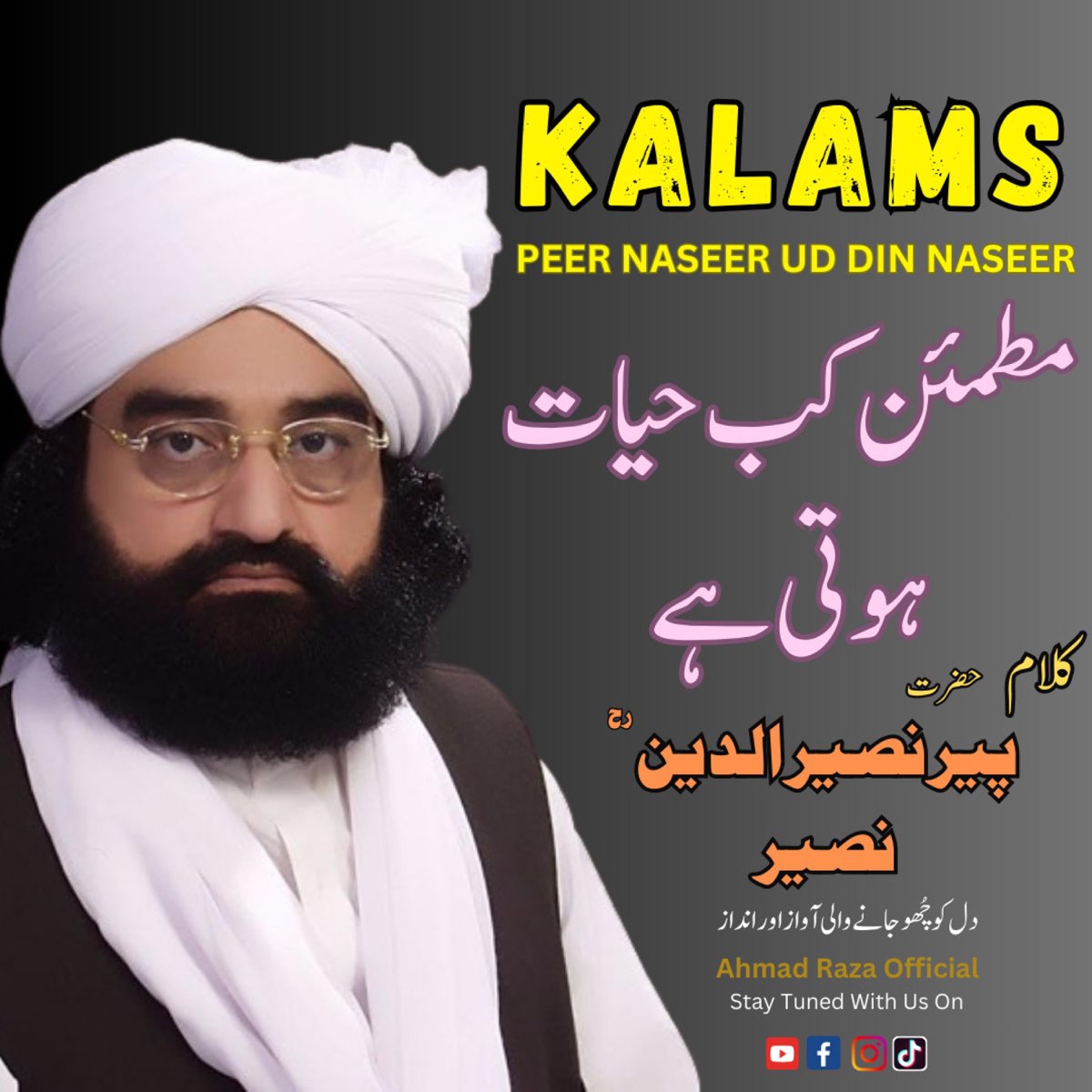 ‎Pir Naseeruddin Naseer Kalam Sufi Kalam Mutmaen Kab Hayat Hoti Hai - Single - Album by Ahmad ...