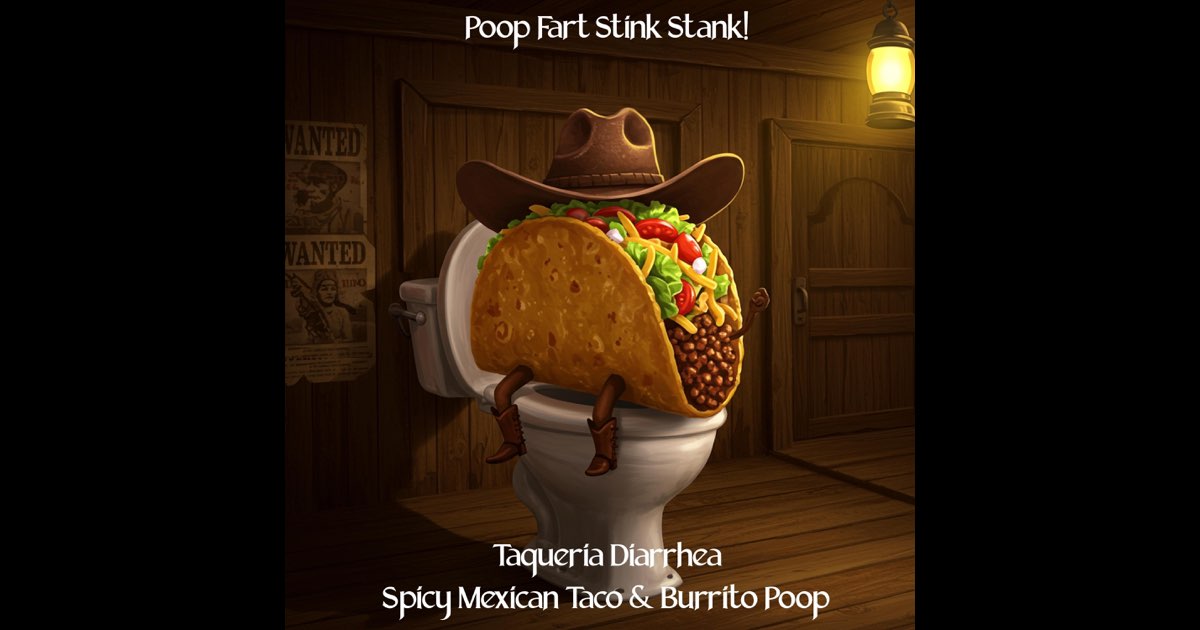 ‎Taqueria Diarrhea Spicy Mexican Taco & Burrito Poop (Country Comedy ...