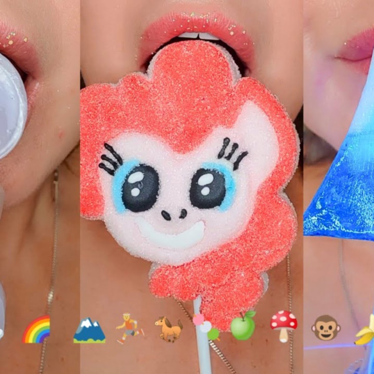 asmr Satisfying Eating Food Challenge Jelly Pots Toasted Marshmallows