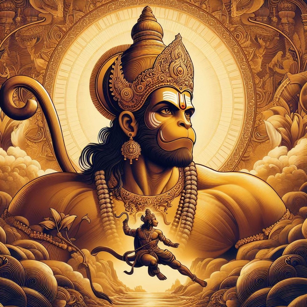 ‎श्री हनुमान चालीसा Hanuman Chalisa On Guitar Jai Hanuman Gyan Gun ...