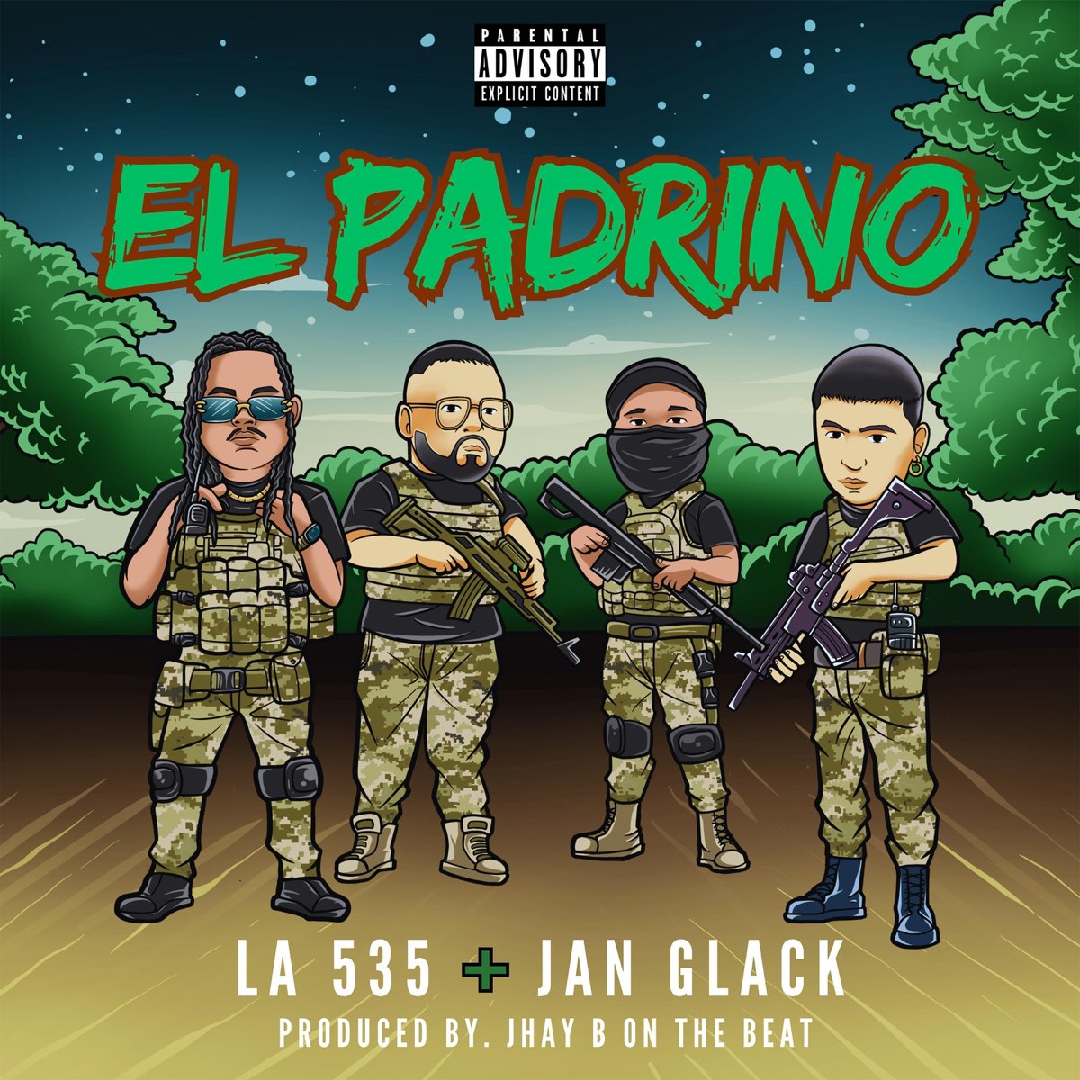 â žel Padrino Single Album By La 535 Jan Glack Jhay B Apple Music