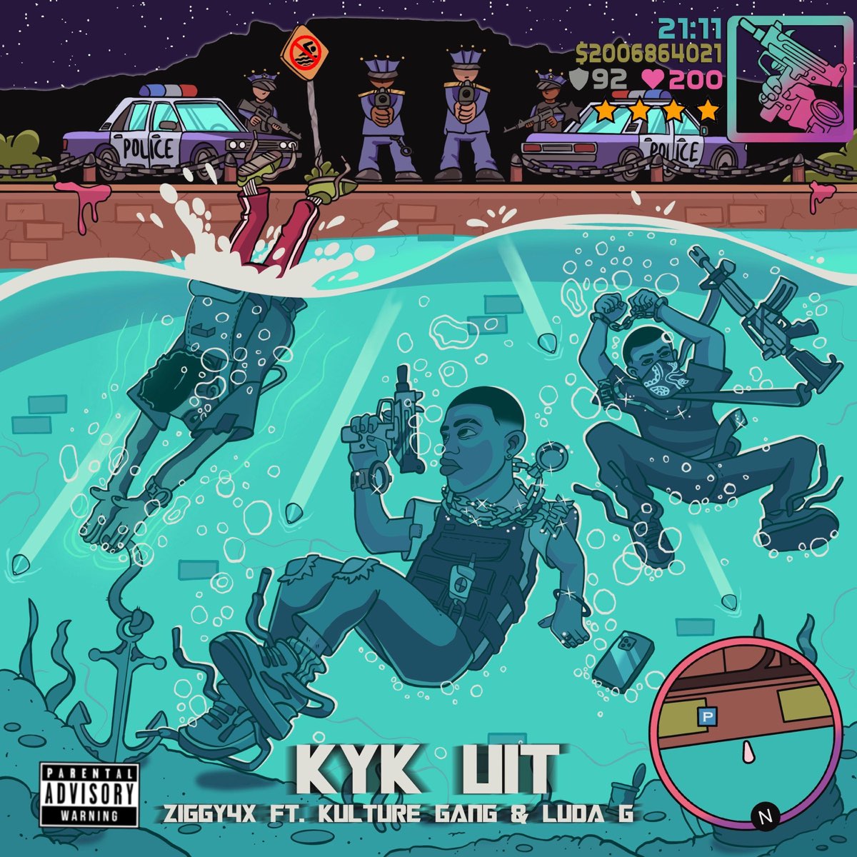 ‎Kyk Uit (feat. Kulture Gang & Luda G) - Single - Album by Ziggy4x - Apple Music