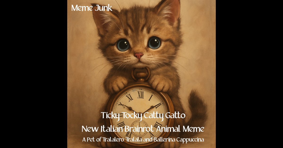 ‎Ticky Tocky Catty Gatto (New Italian Brainrot Animal Meme A Pet of ...