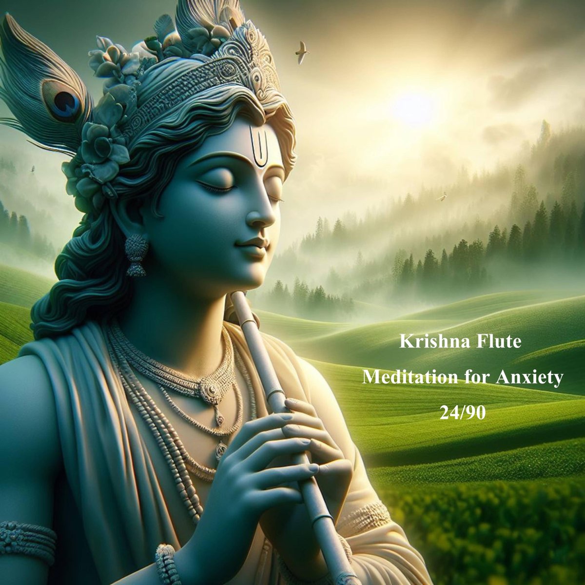 ‎Krishna Flute Meditation for Anxiety 24/90 - Single - Album by Krishna ...