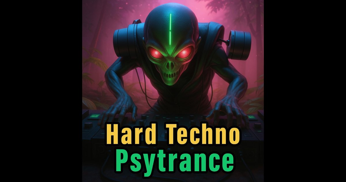 ‎Hard Techno x Psytrance 2025 CYBER SONIC APOCALYPSE Alien DJ Set ...