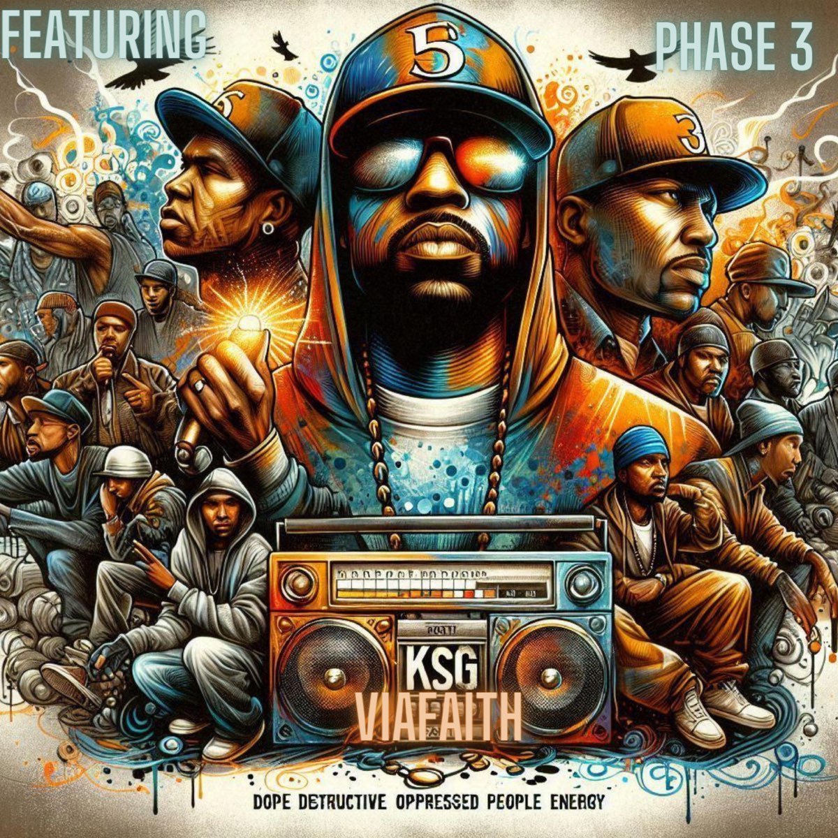 Dope (destructive oppress people energy) (feat. Phase 3) - Single ...