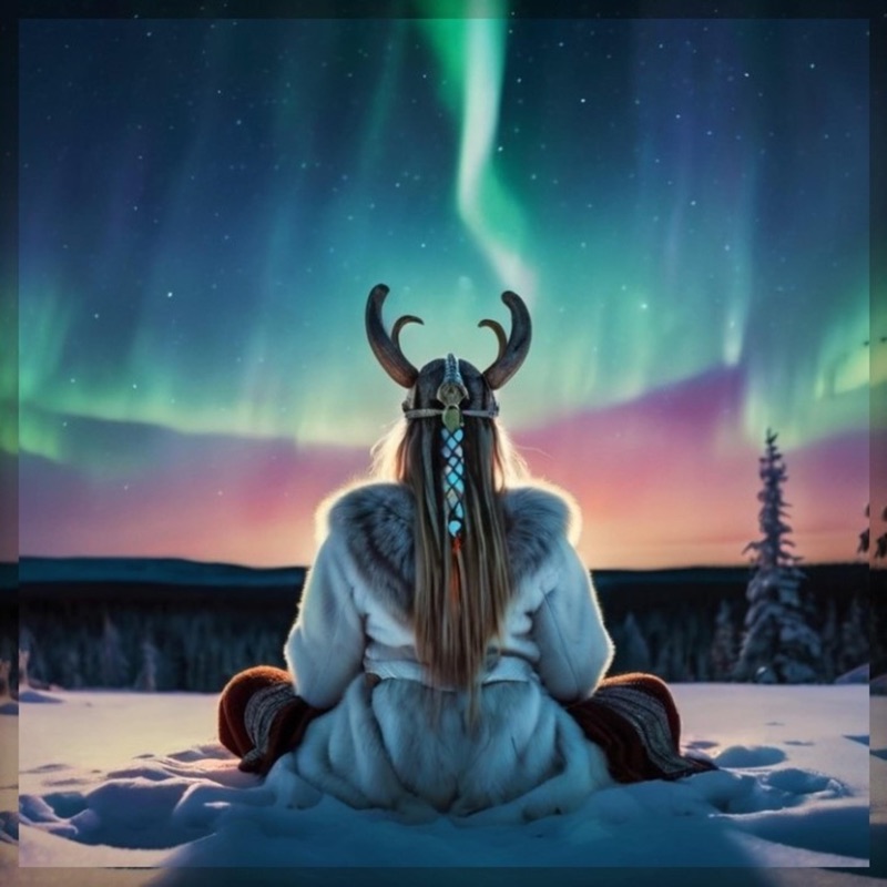 1 Hour Shamanic Meditation Music Norse Shaman Deep Drumming & Throat ...