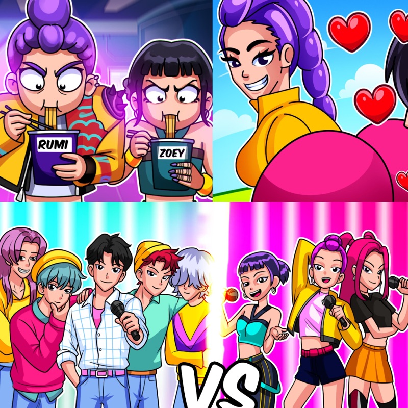 Sprunki Kpop Demon Hunters Song - BENJIxScarlett: Song Lyrics, Music ...