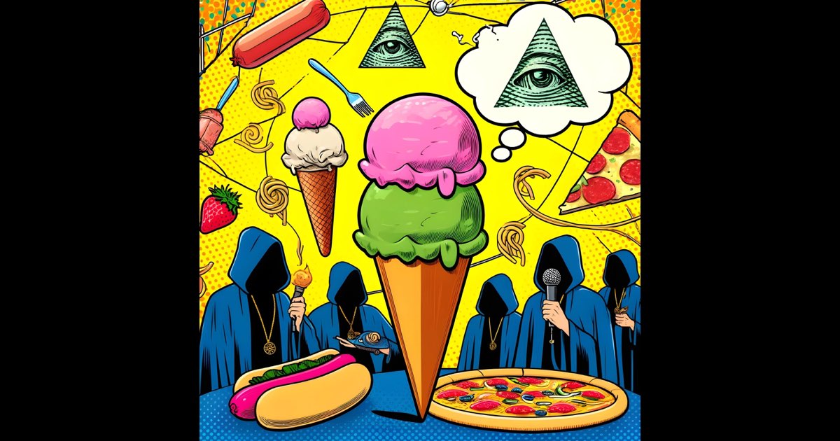 ‎Pasta Ice Cream Hot Dog Pizza - Single - Album by CyberSonics - Apple ...
