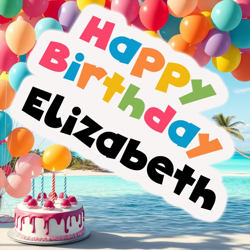 Happy Birthday to Elizabeth (Hip Hop Version) - Birthday Baub: Song ...