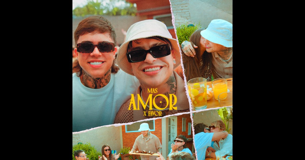MÁS AMOR X FAVOR - Single” álbum de La T y la M en Apple Music