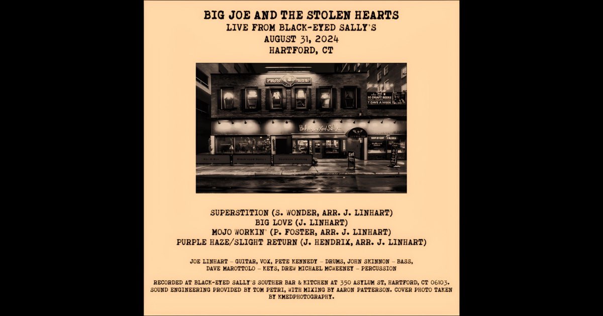 ‎Live from Black-Eyed Sally's (08.31.24) - Album by Big Joe and the ...