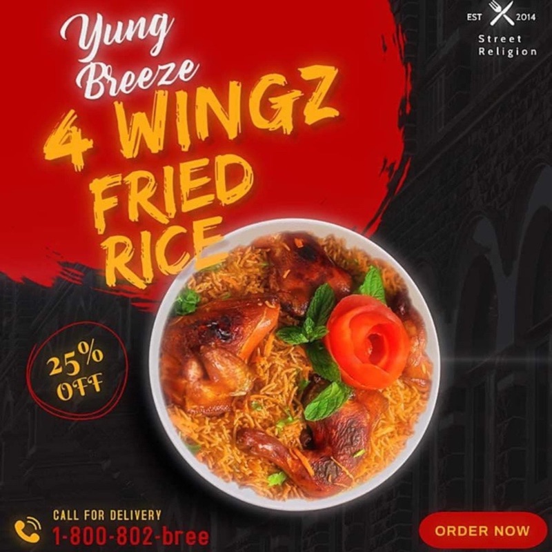 4 Wingz Fried Rice (feat. Arsenal) - Yung Breeze: Song Lyrics, Music ...