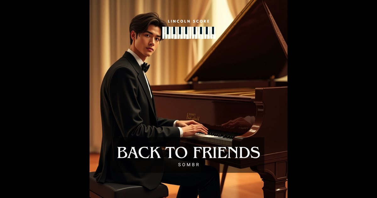‎Back to Friends - Sombr (Piano) - Single – álbum de Lincoln Score ...