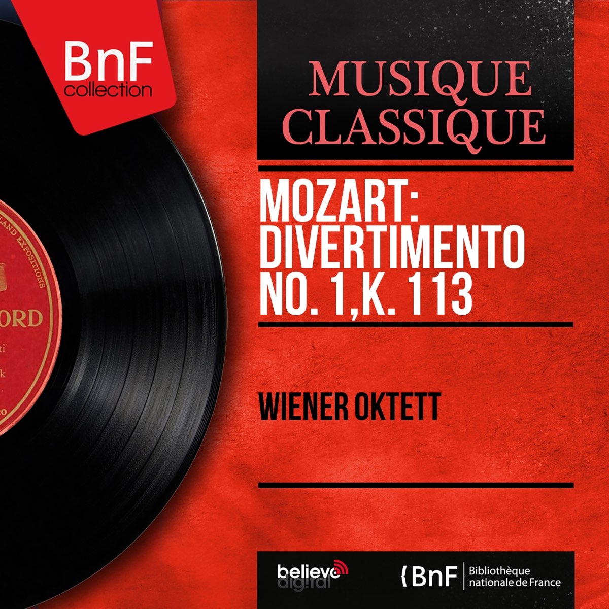 ‎Mozart: Divertimento No. 1, K. 113 (Mono Version) - EP - ウィーン八重奏団員の ...