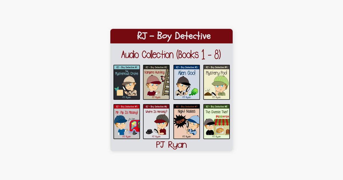 RJ - Boy Detective Books 1-8: Fun Short Story Mysteries (Unabridged ...