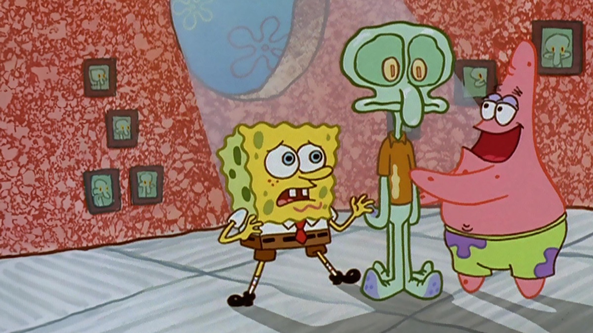‎MuscleBob Buffpants / Squidward, the Unfriendly Ghost - SpongeBob ...