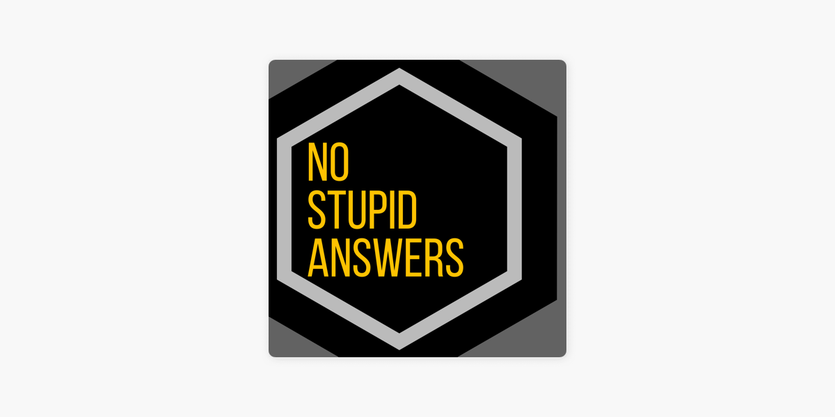 ‎No Stupid Answers on Apple Podcasts