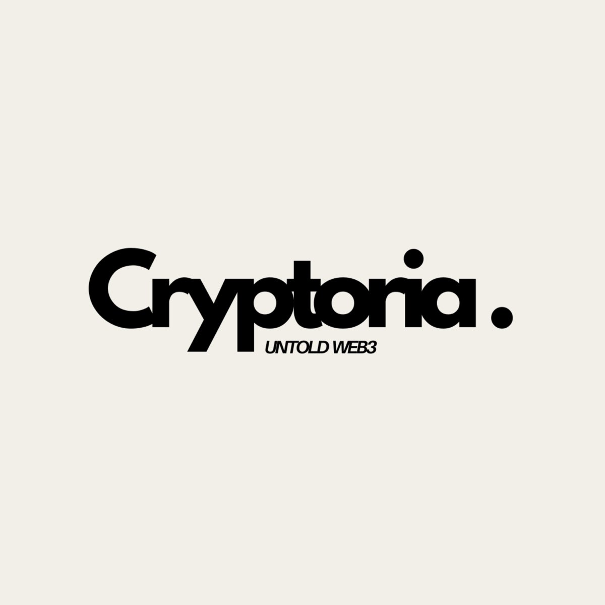 Cryptoria|用简单的语言,讲述纷乱繁杂的加密世界 Podcast Apple Podcasts