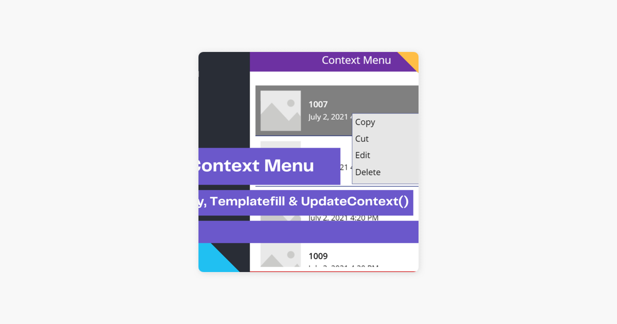 microsoft Technologies Tips And Tricks Creating Context Menu In Powerapps On Apple Podcasts