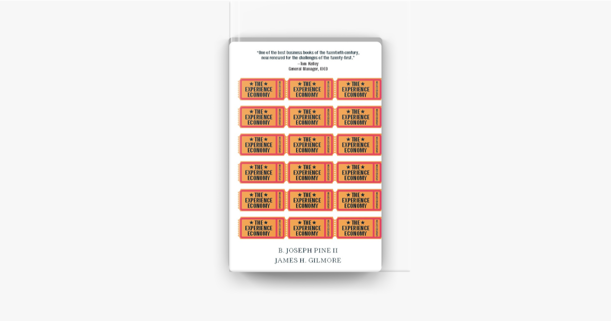 The Experience Economy, Updated Edition by B. Joseph Pine II & James H ... The Experience Economy, Updated Edition by B. Joseph Pine II & James H ...