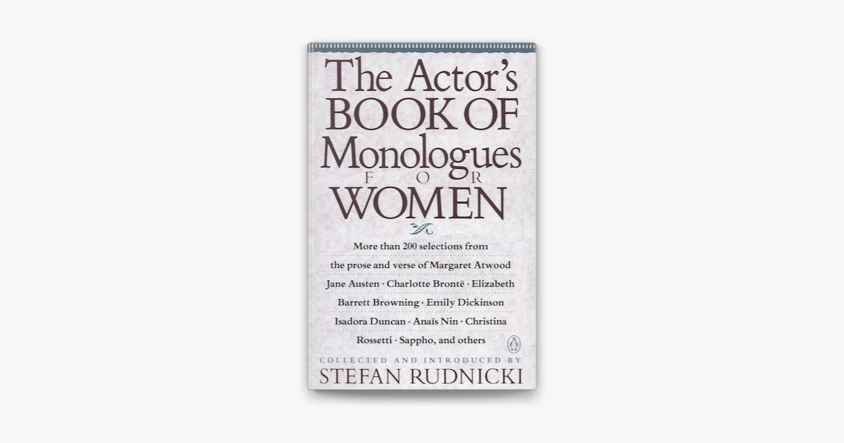 ‎The Actor's Book of Monologues for Women by Various Authors & Stefan ...