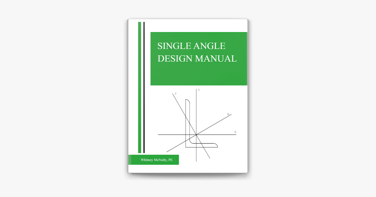 ‎Single Angle Design Manual by PE Whitney McNulty on Apple Books