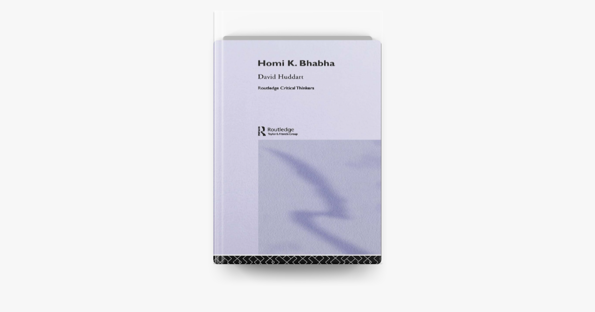 ‎Homi K. Bhabha của David Huddart trên Apple Books