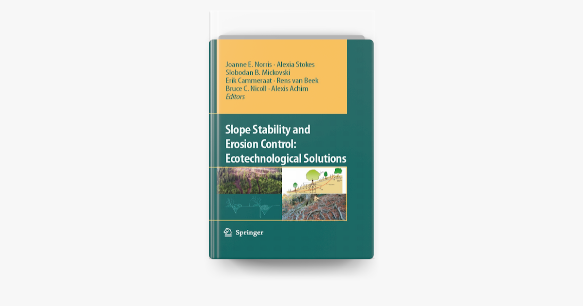 ‎Slope Stability and Erosion Control: Ecotechnological Solutions của ...