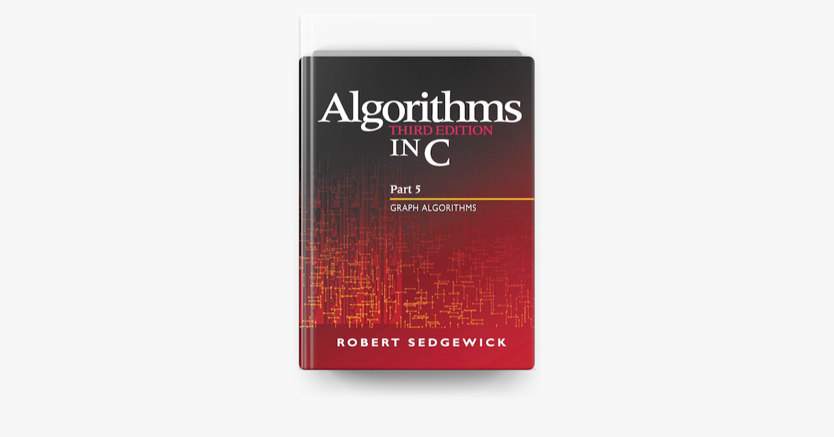 ‎algorithms In C Part 5 Graph Algorithms 3 E On Apple Books