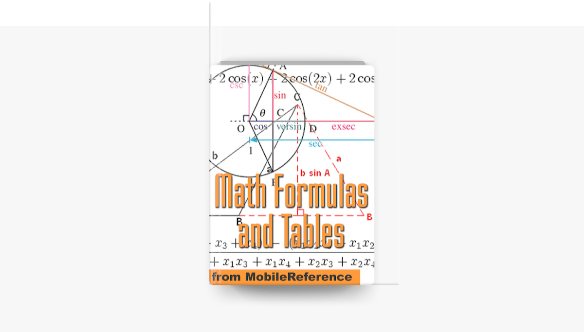‎Math Formulas and Tables on Apple Books